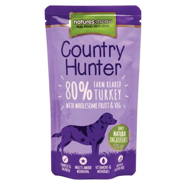 Ração Húmida Natures Menu Country Hunter Dog Turkey 150g | Kuantokusta Ração Húmida Natures Menu Country Hunter Dog Turkey 150g | Kuantokusta