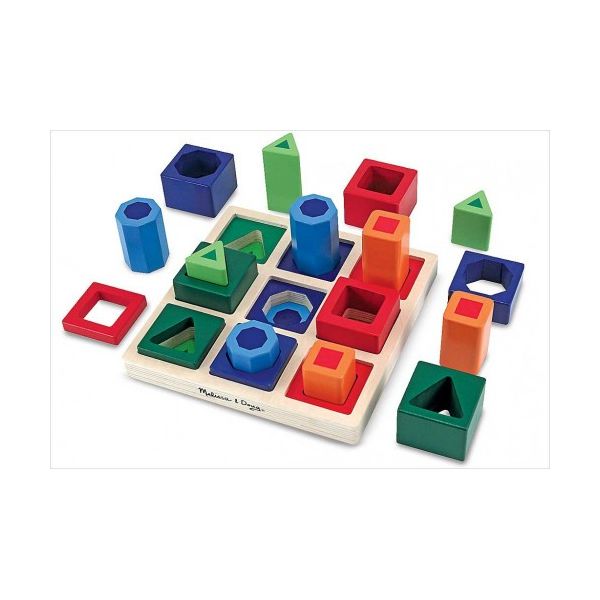 Melissa And Doug Jogo De Organização De Formas De Sequências Md10582