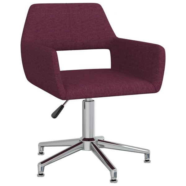 Cadeira de Jantar Giratória Tecido Roxo - 3089400 | Kuantokusta Cadeira de Jantar Giratória Tecido Roxo - 3089400 | Kuantokusta