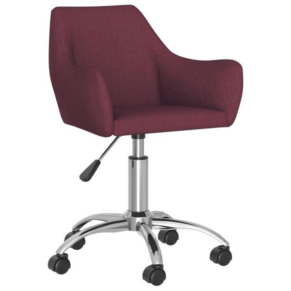 Cadeira de Jantar Giratória Tecido Roxo - 330936 | Kuantokusta Cadeira de Jantar Giratória Tecido Roxo - 330936 | Kuantokusta