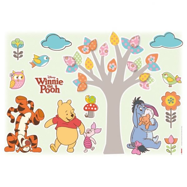 La Maison - Sticker Winnie Pooh Nature Lovers Multicolor - A22188289 ... La Maison - Sticker Winnie Pooh Nature Lovers Multicolor - A22188289 ...