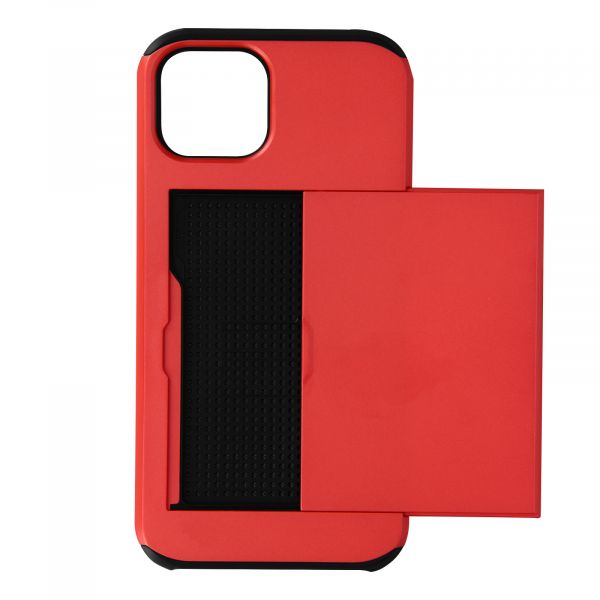 Avizar Capa Iphone 13 Pro Max Com Um Suporte Anti Choque Defender Vermelho Back Cvdef Rd 13pm