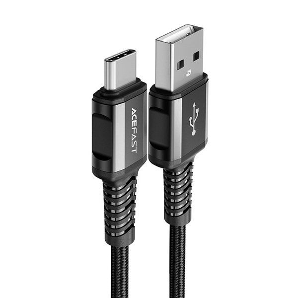 Cabo Acefast USB - USB Tipo C 1,2m 3A C1-04 Black | Kuantokusta Cabo Acefast USB - USB Tipo C 1,2m 3A C1-04 Black | Kuantokusta