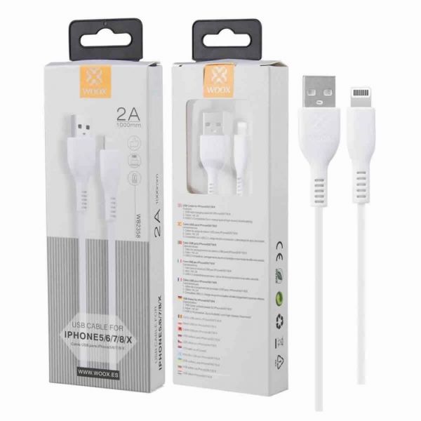 Cabo Iphone 5/6/7/8/X 2A 1 Metro Branco - WB2359 | KuantoKusta Cabo Iphone 5/6/7/8/X 2A 1 Metro Branco - WB2359 | KuantoKusta