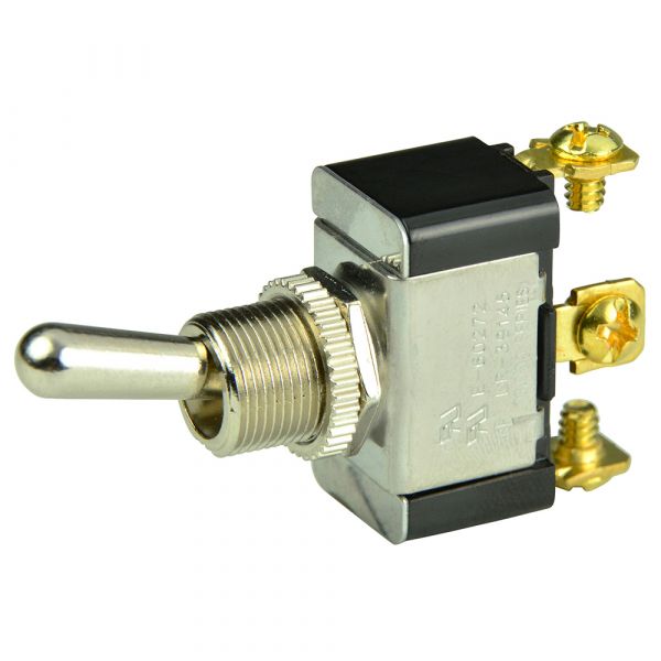 BEP Marine BEP SPDT Chrome Plated Toggle Switch - ON/OFF/(ON) - 1002015 ... BEP Marine BEP SPDT Chrome Plated Toggle Switch - ON/OFF/(ON) - 1002015 ...