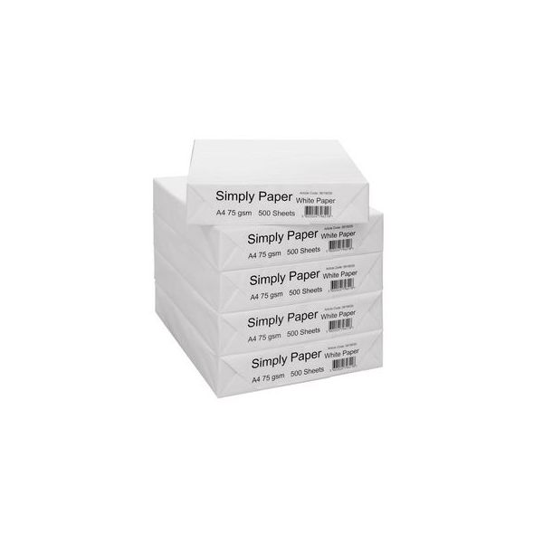 Simply Resma 500 Fls Papel A4 75g Branco Kuantokusta