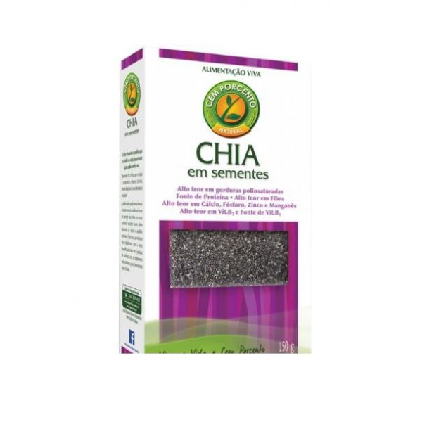 Cem Porcento Sementes De Chia 150g KuantoKusta