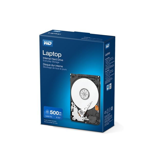 Western Digital 500GB Scorpio Blue 5400rpm SATA 8MB - WDBMYH5000ANC ...