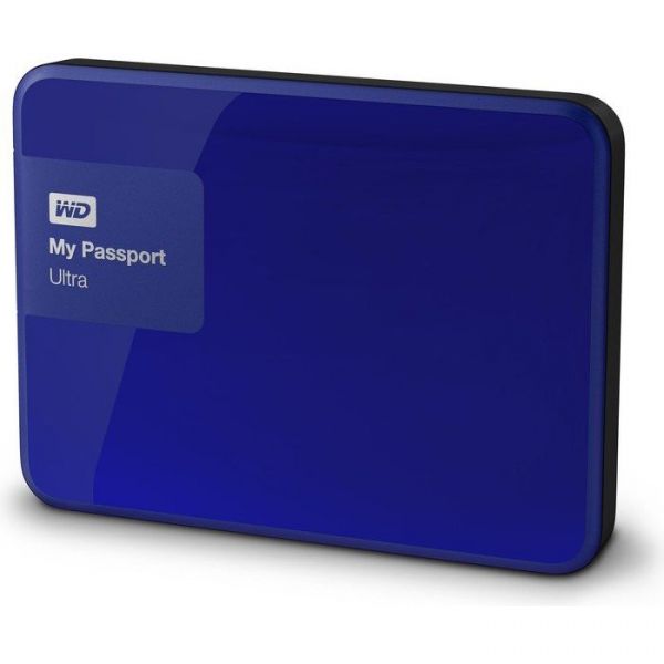 Disco Externo Western Digital 2tb Passport Ultra 2 5 Usb 3 0 Blue