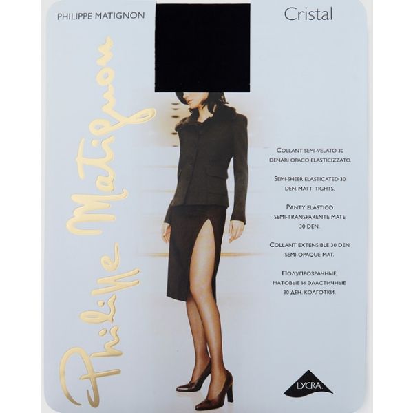 Philippe Matignon Collants Semitransparentes de 30 Deniers Preto L ...