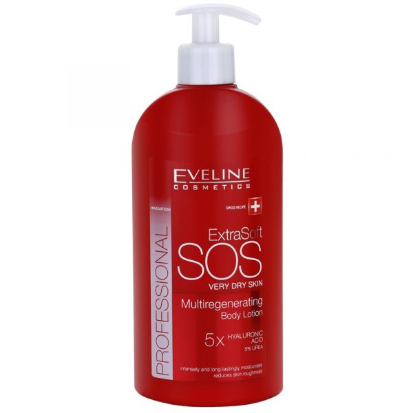 Eveline Cosmetics Extra Soft SOS Leite Corporal Regenerador Pele Muito ...