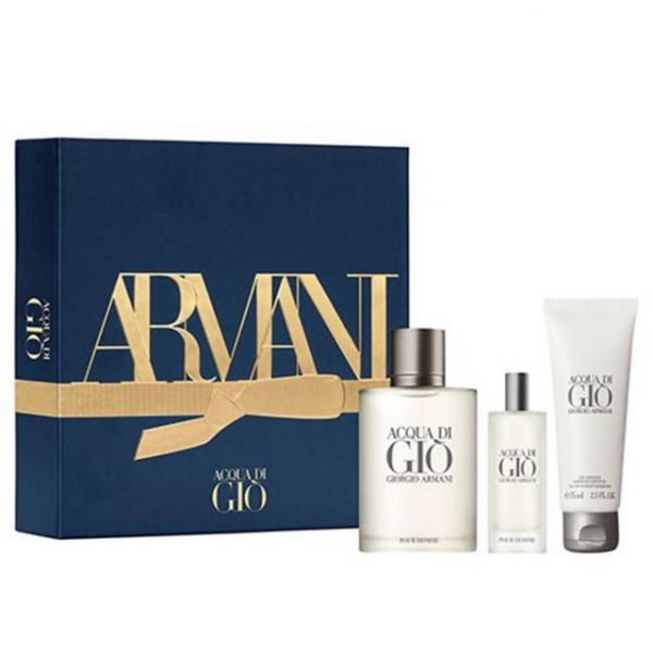 Giorgio Armani Acqua Di Gio Homme Edt 100ml Gel De Banho 75ml Edt