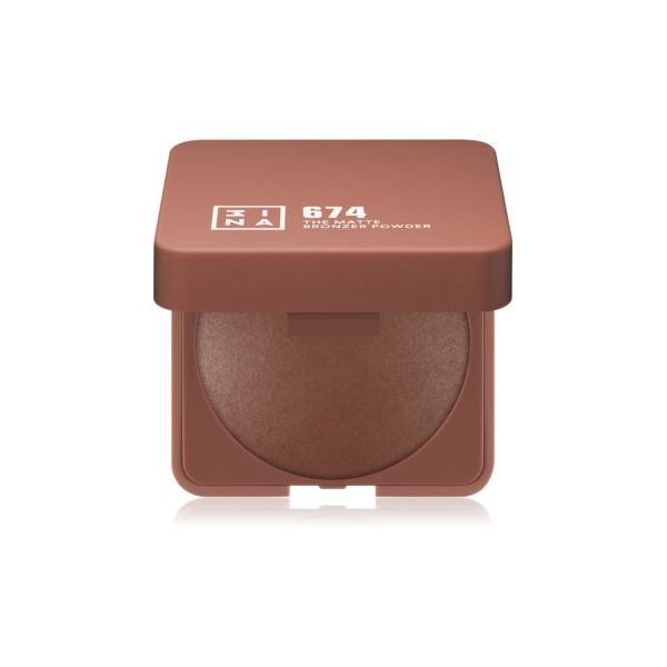 3INA the Bronzer Powder Pó Compacto Bronzeador Tom the Matte 674 7g ...